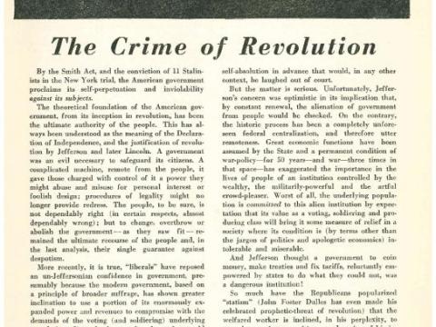 Resistance Vol. 10, No. 1 (July 1952) | libcom.org